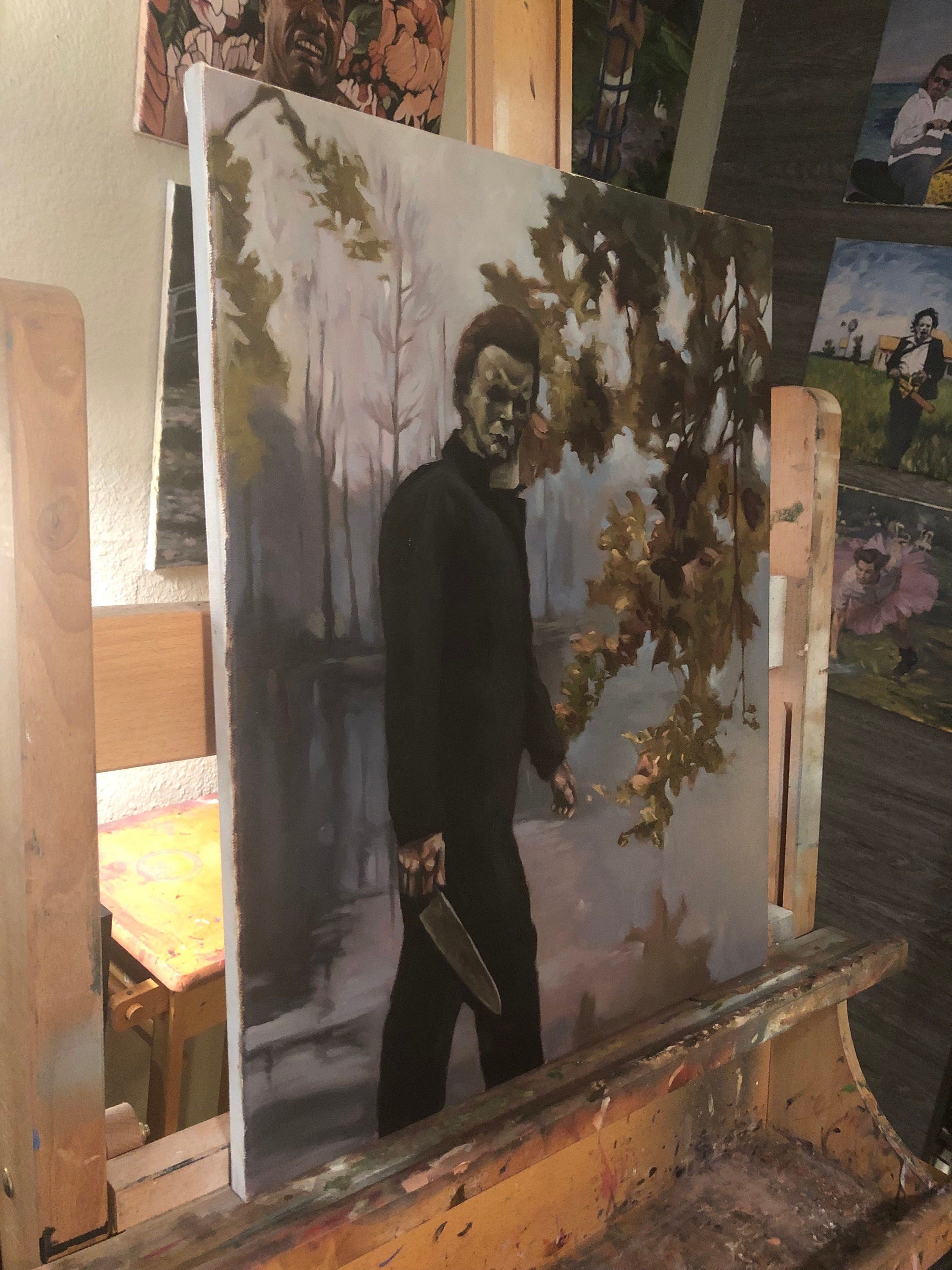 Michael Myers From Halloween in a Monet - Etsy