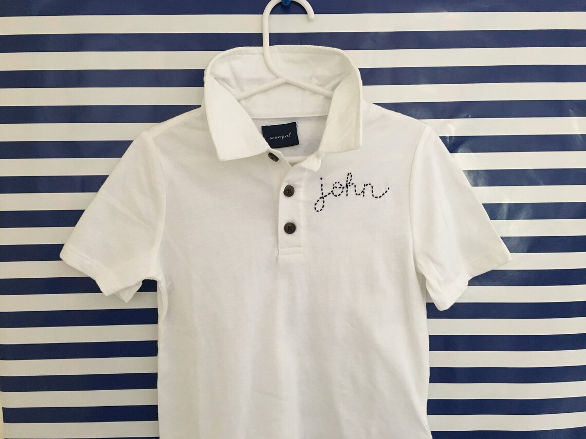Boys Preppy Polo - Etsy
