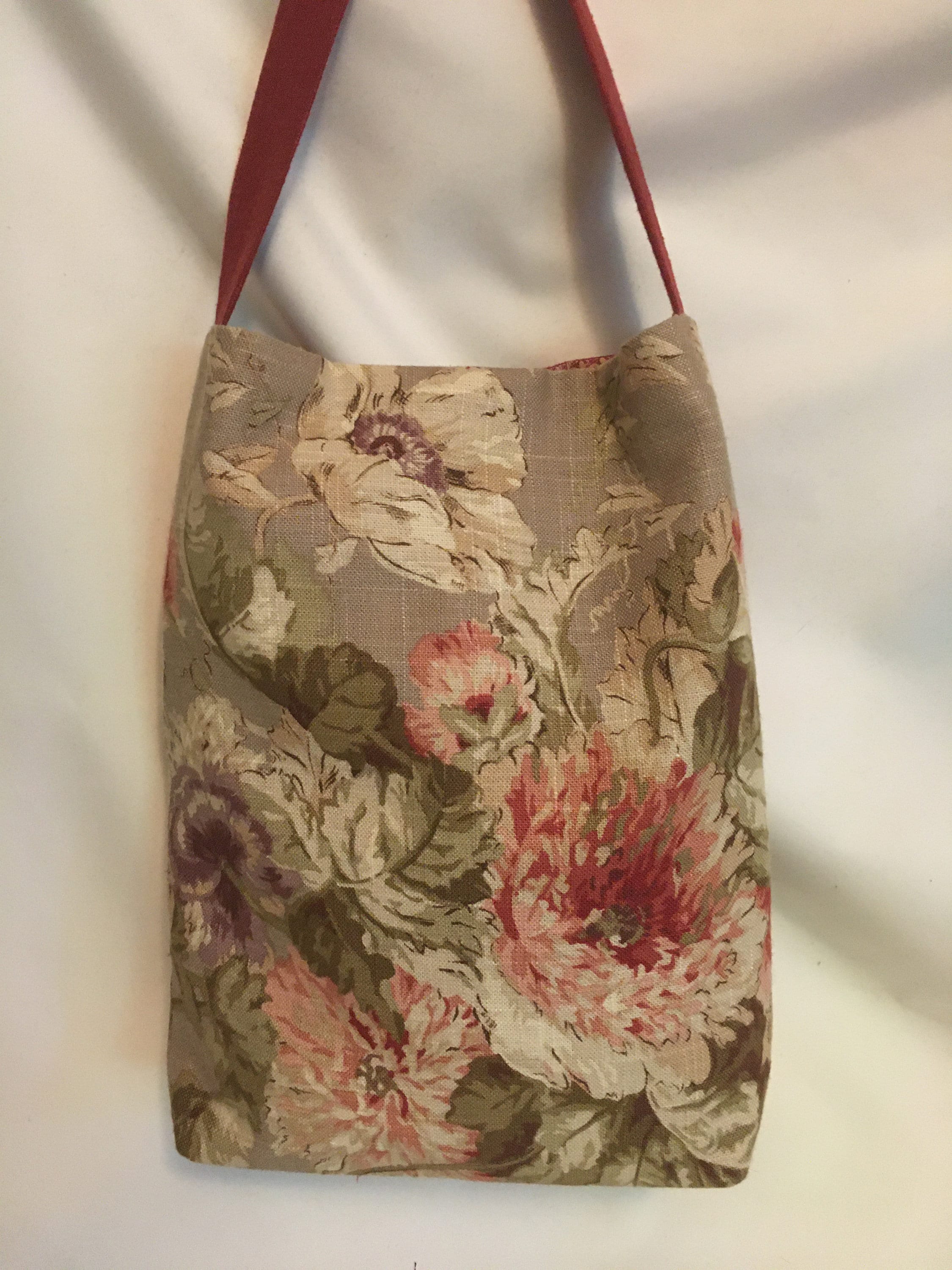 Fabric Bag / Shoulder Bag / Floral Fabric Bag - Etsy