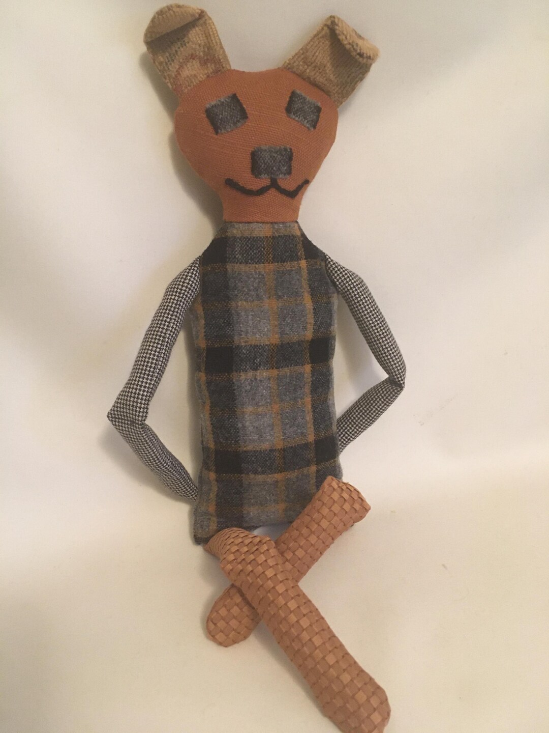 Stuffed Animal, Fabric Doll, Dog Stuffed Animal, Hand Made Doll - Etsy