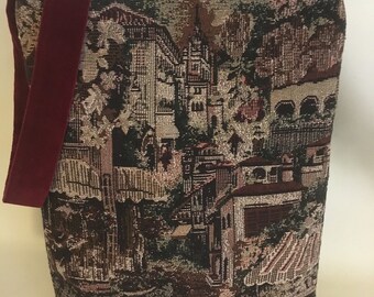 Tapestry Shoulder Bag - Etsy