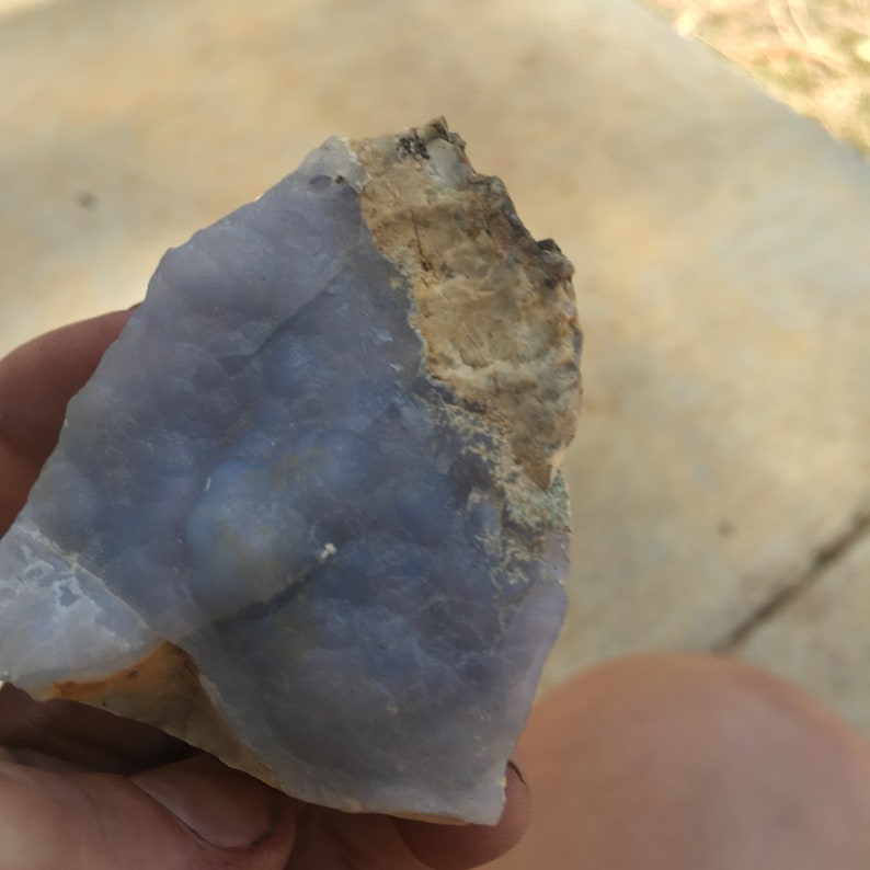 Blue Smithsonite Stone/ 2 Pieces - Etsy