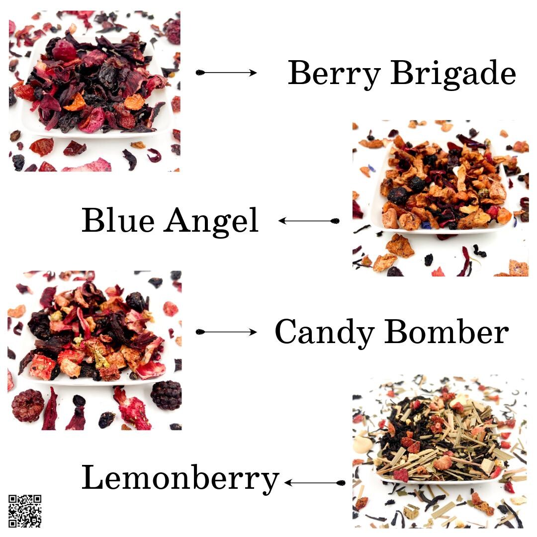 Tea- Skirted Soldier- Veteran Owned Artisan Tea- Berry Sampler Herbal ...