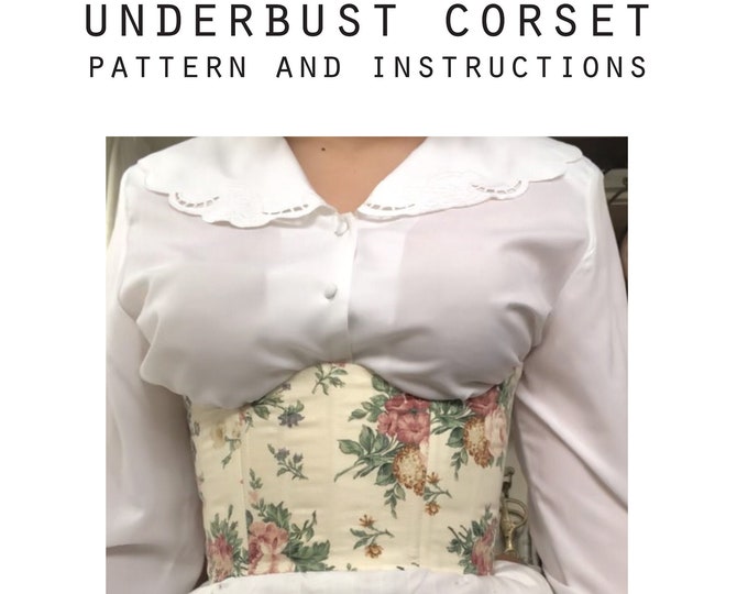 Under Bust Corset Top - Digital Pattern and Instructions - Etsy