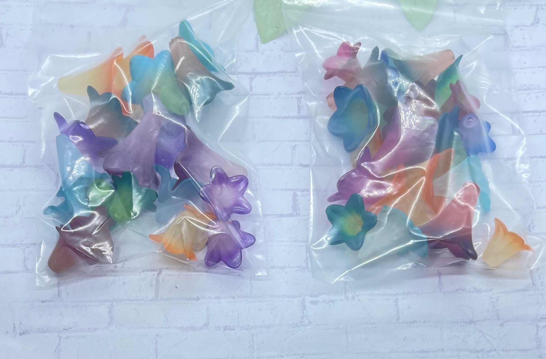 20 Piece Lucite Flower Bead Mystery Bag - Etsy