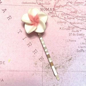 Polymer Clay Flower Bobby Pin- Choose Your Color - Etsy