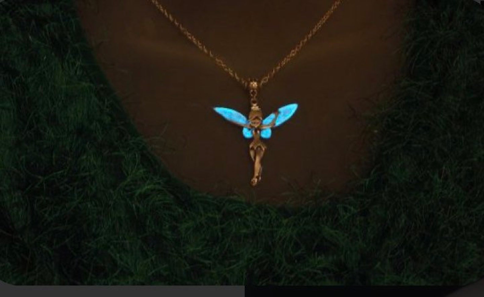 Glow in the Dark Fairy Necklace-choose Your Length | Etsy