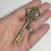 Antique Bronze Crown Key Pendant, Alloy Jewelry Making Supply (82x32mm ...
