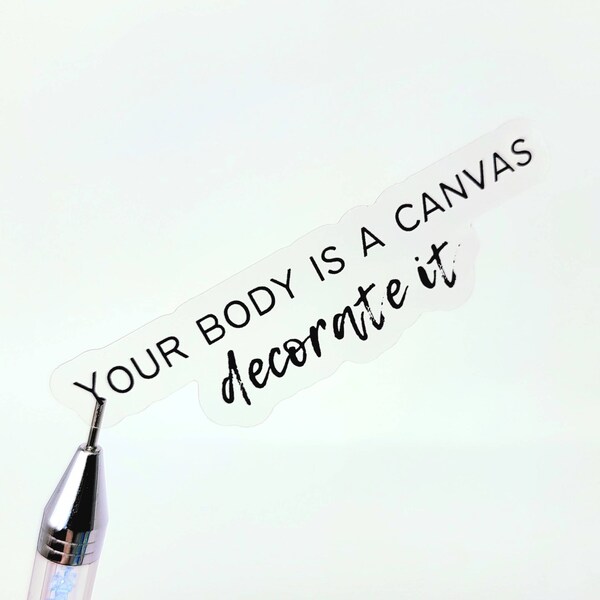 Body Sticker - Etsy