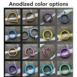 White Opal Spike Titanium Curved Barbell, Vertical Labret Lip Ring ...