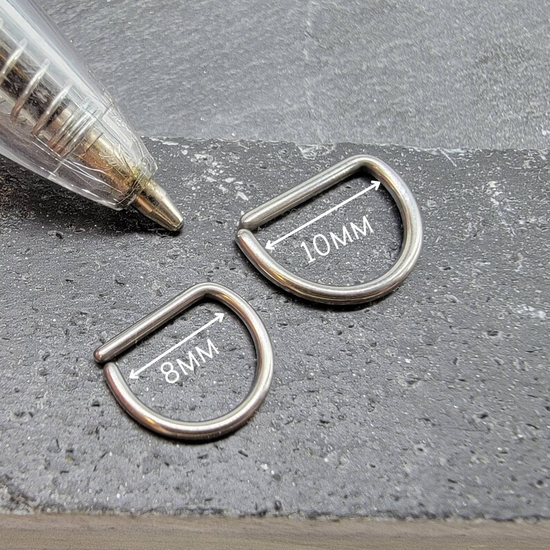 Minimalist Comfort D Shape Hoop Piercing Ring, Simple Basic Septum Rook ...