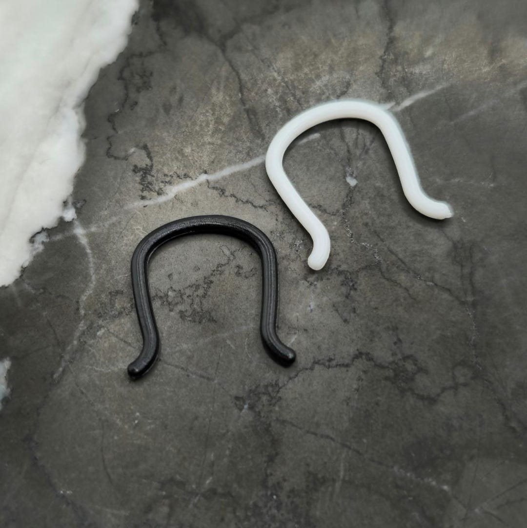 Flare Staple Septum Retainer, Flexible X-ray MRI Surgery Hypoallergenic ...