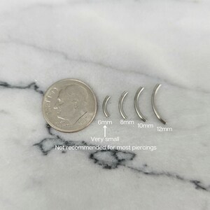16g Titanium Internally Threaded Minimalist Flat Rook Earring, Implant ...