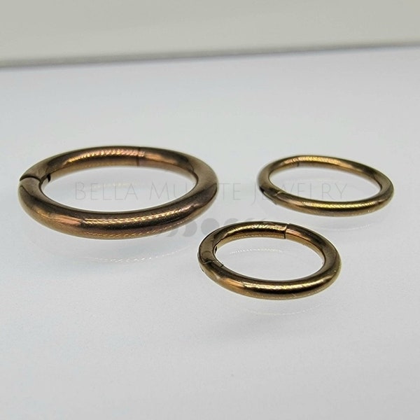 Men Hoop Earrings Bronze - Etsy