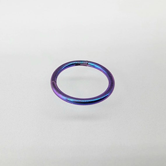 Blurple Implant Grade Titanium Septum Clicker ANODIZED - Etsy