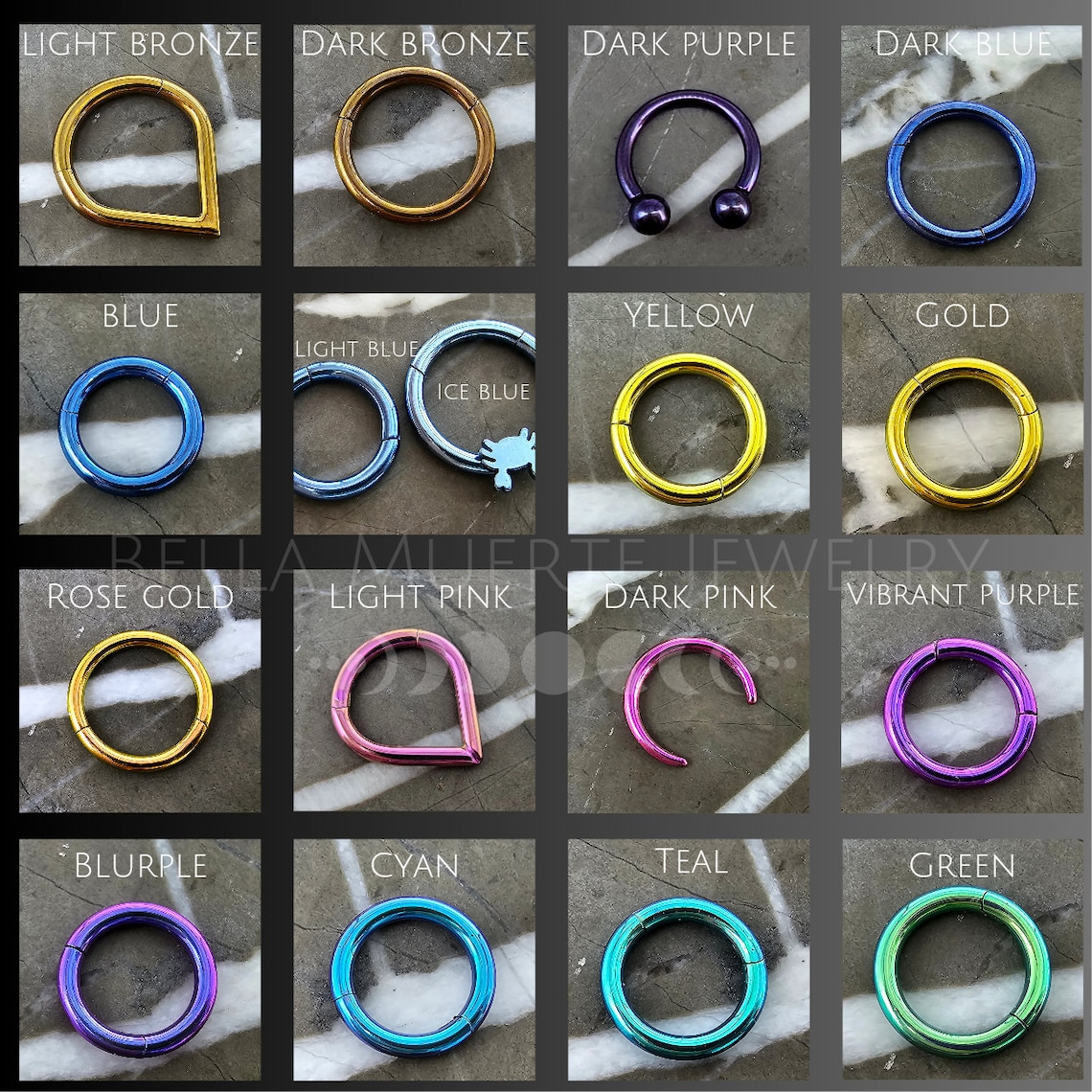 Large Spike Bridge Piercing, 14g Internally Threaded Straight Barbell ...