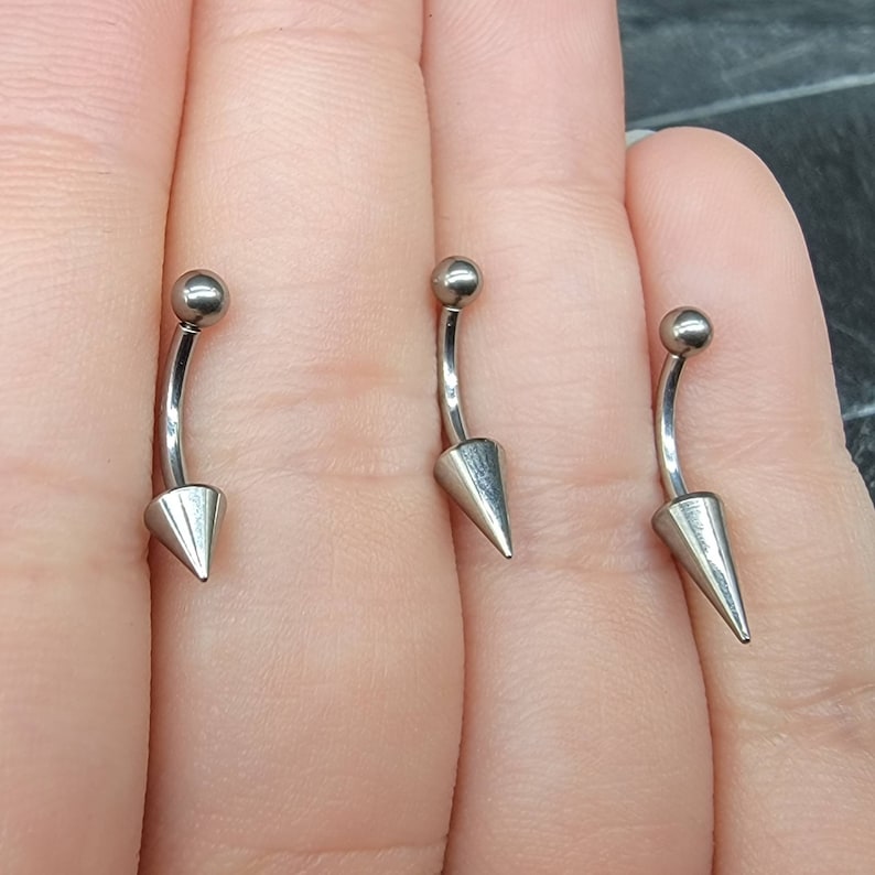 16g 14g Titanium Internally Threaded Long Spike Rook Earring - Etsy