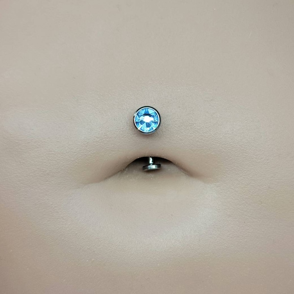 Titanium Floating Navel Jewelry - Etsy