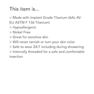 Small Angel Fangs Titanium Spikes, Pair of Two Barbells for Lip Rings ...