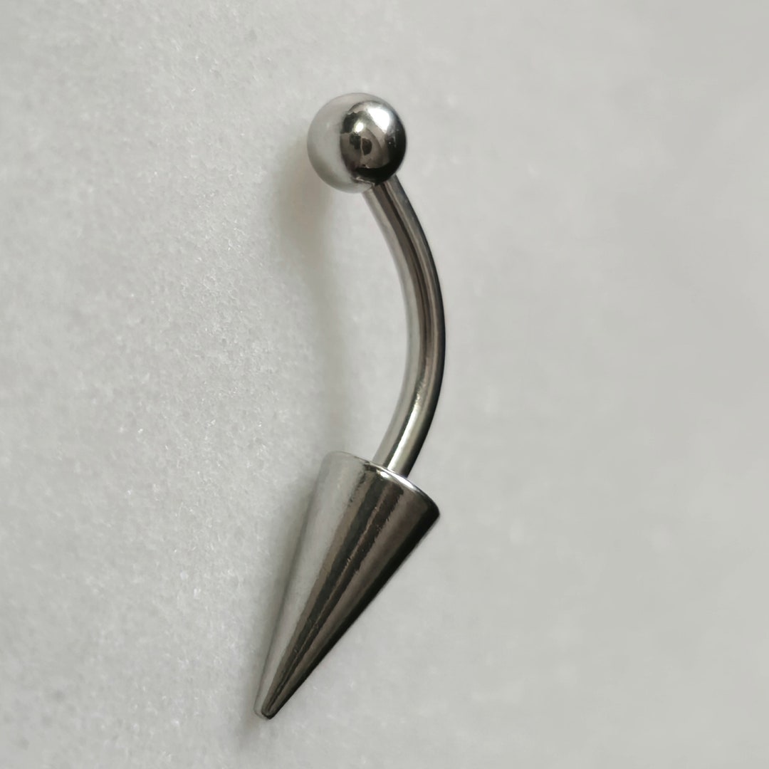 Large Spike Vertical Labret Jewelry, Angel Fangs Piercing Curved ...