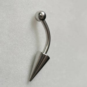 Large Spike Vertical Labret Jewelry, Angel Fangs Piercing Curved ...