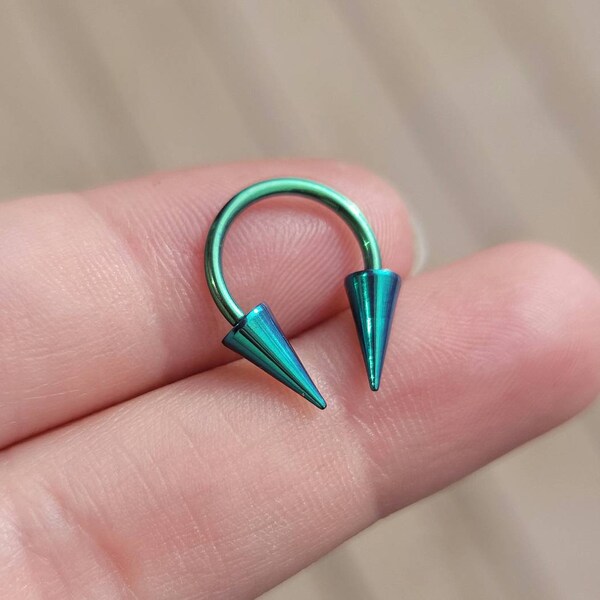 4 Gauge Septum Long Spike - Etsy