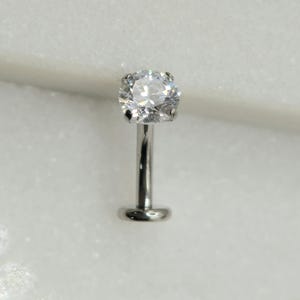 Floating Minimalist Titanium Belly Button Ring, 16g or 14g Navel ...