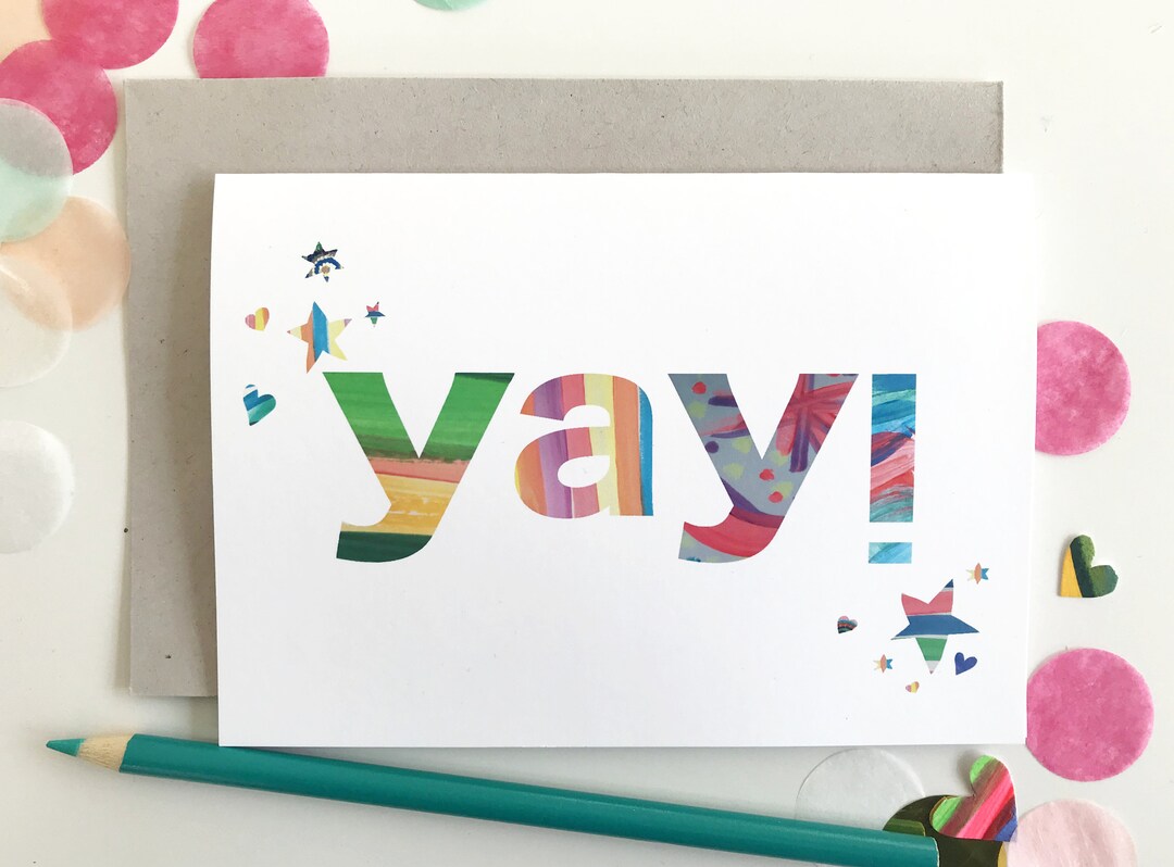 Yay! Card - Etsy