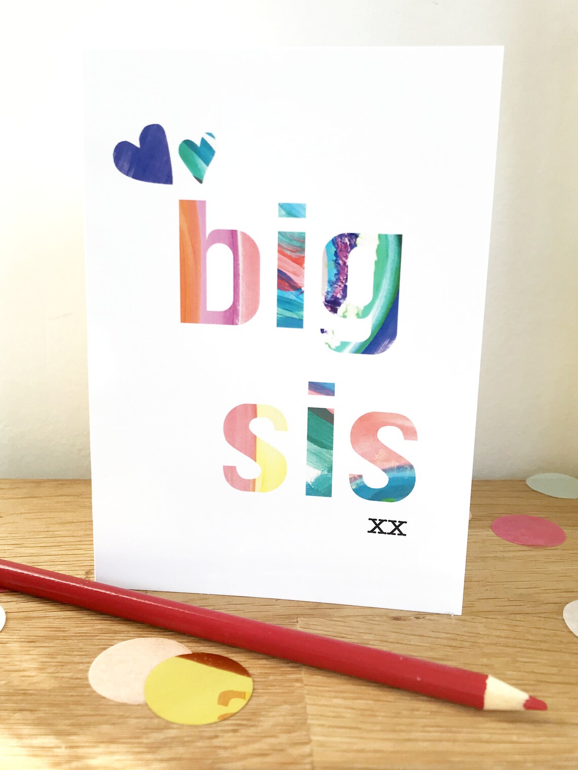 Big Sis Card. - Etsy UK