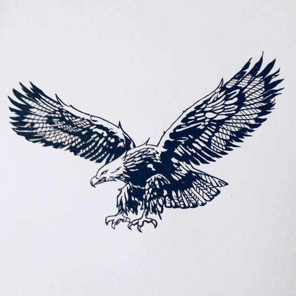 Pen and Ink Eagle - Etsy