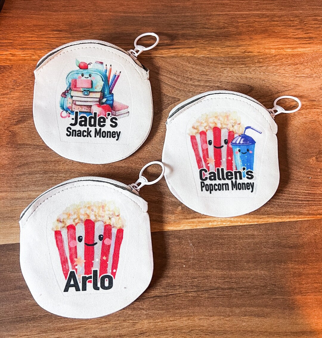 Snack Money Bag, Snack Money Keychain, Student Keychain, Ice Cream ...
