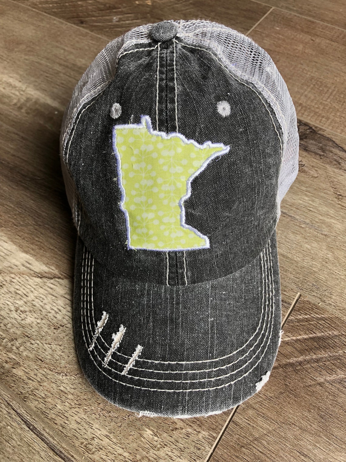 Distressed Minnesota State Baseball Hat | Etsy
