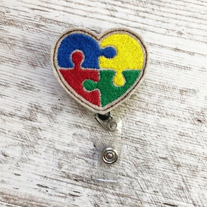 Cute Badge Reel Feltie, Clip on Badge, ID Badge Clip, ID Badge Holder ...