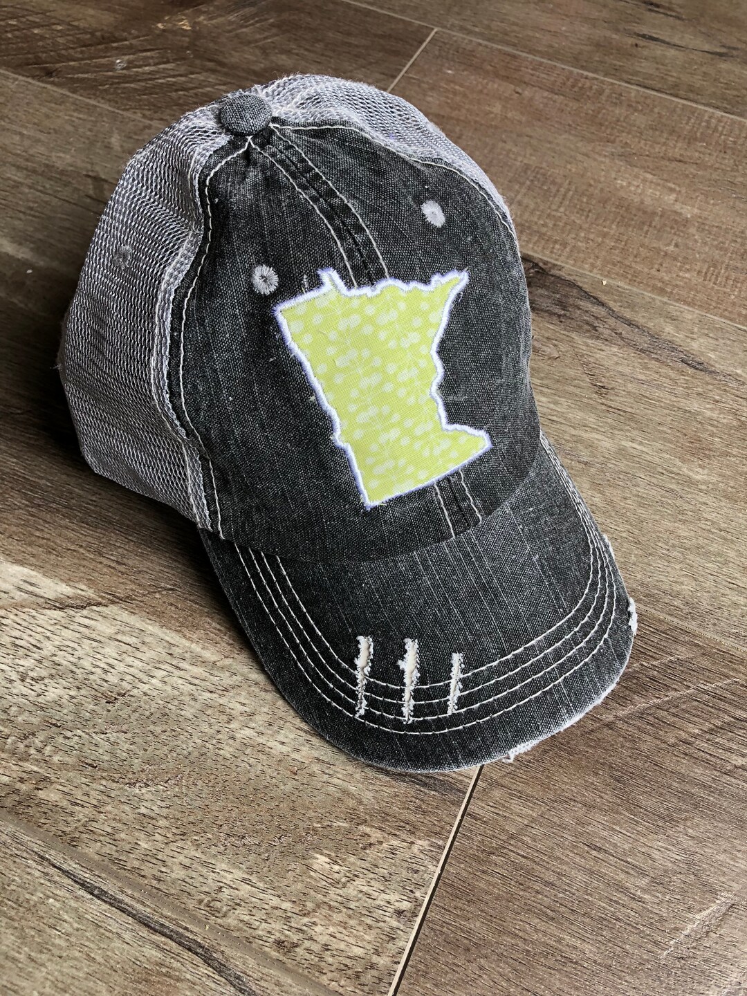 Distressed Minnesota State Baseball Hat - Etsy