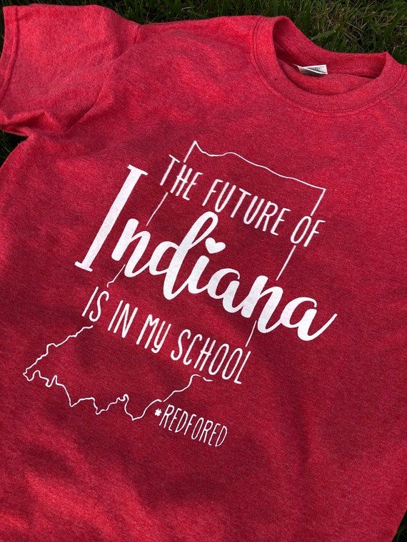 Red for Ed Future of Indiana School Shirt Teacher Shirt - Etsy
