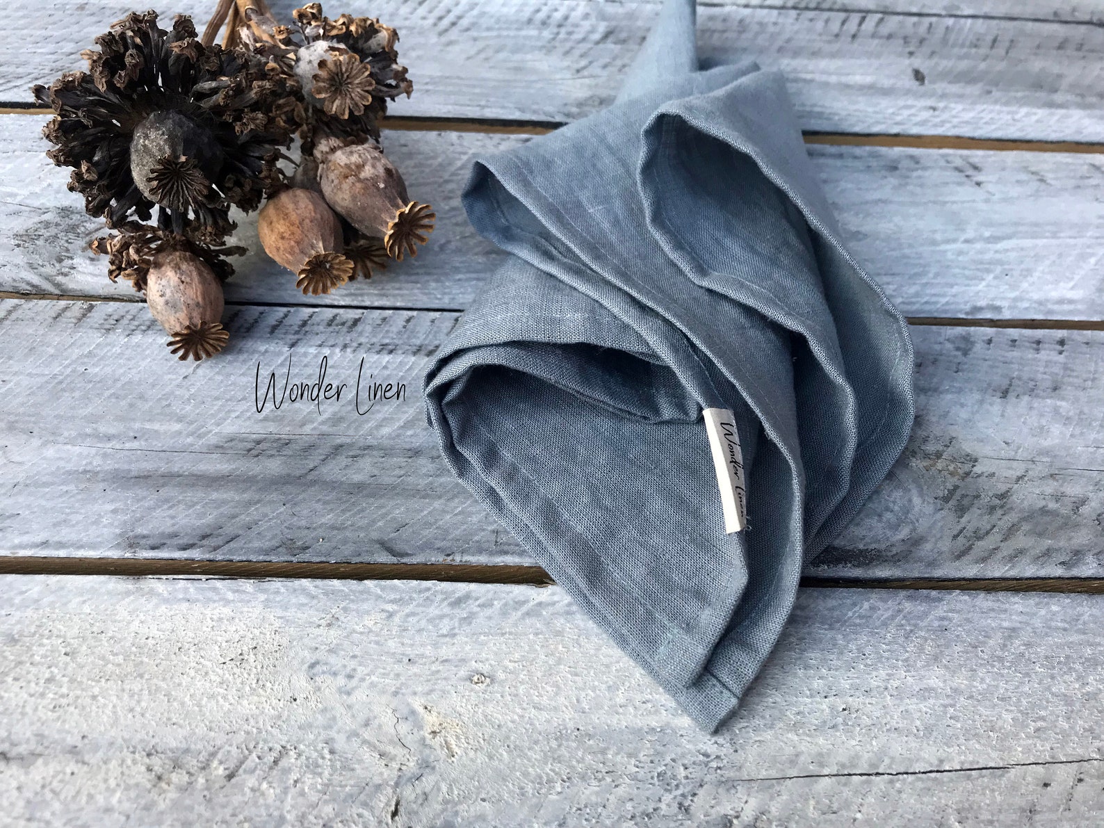 Linen Napkin. Washed Soft Linen Table Napkin. Natural - Etsy