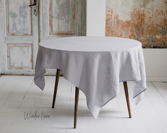 Linen Tablecloths in Dark Gray 100% Natural Stonewashed Linen - Etsy