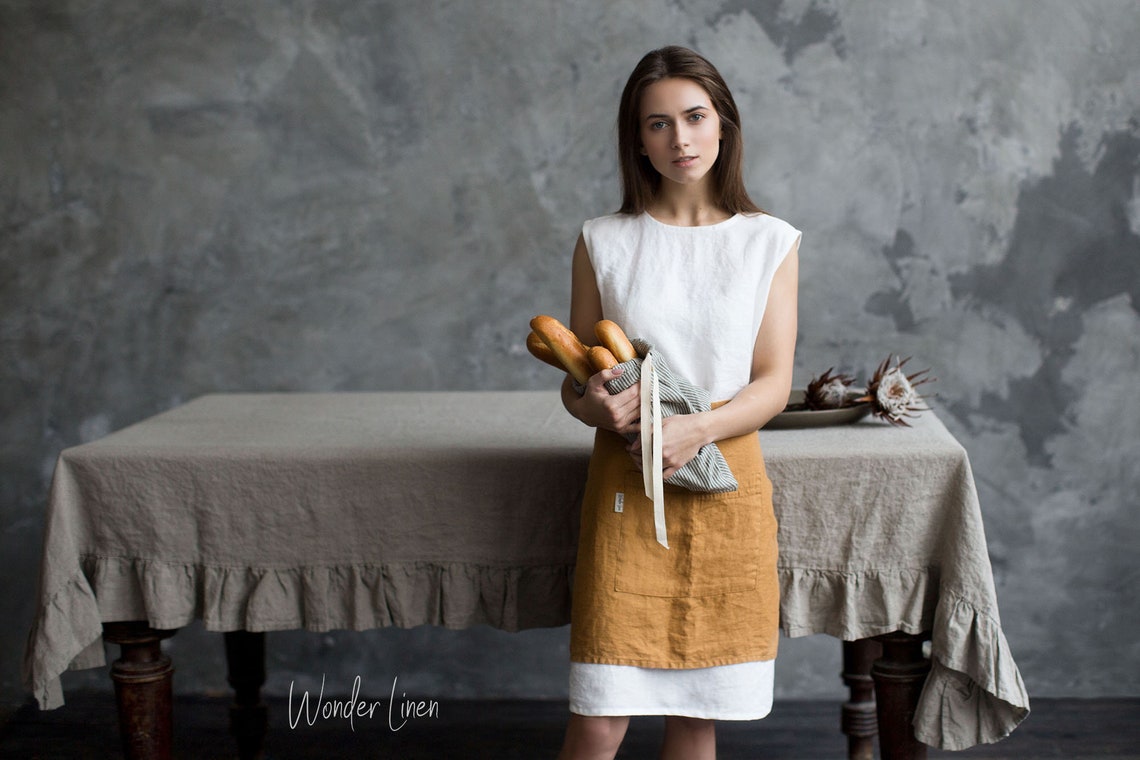 Linen Bread Bag. Washed Soft Linen Bread Keeper With - Etsy