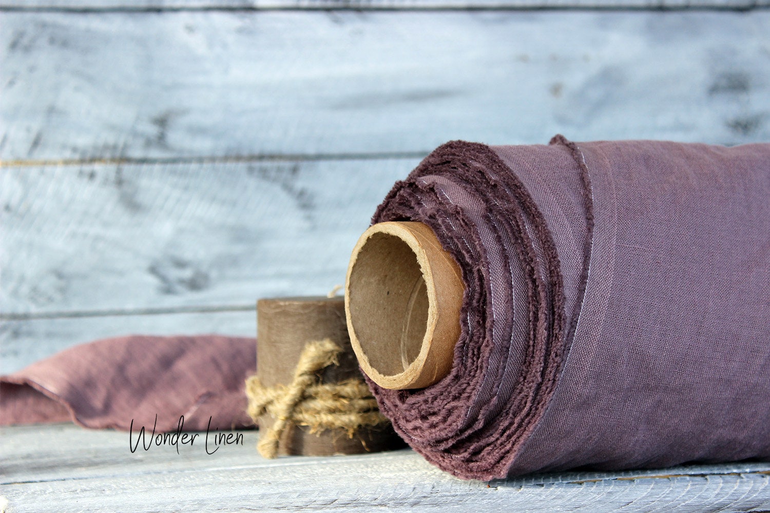 Lavender Linen Fabric / 100% Soft Washed Flax by Meter or Yard | Etsy