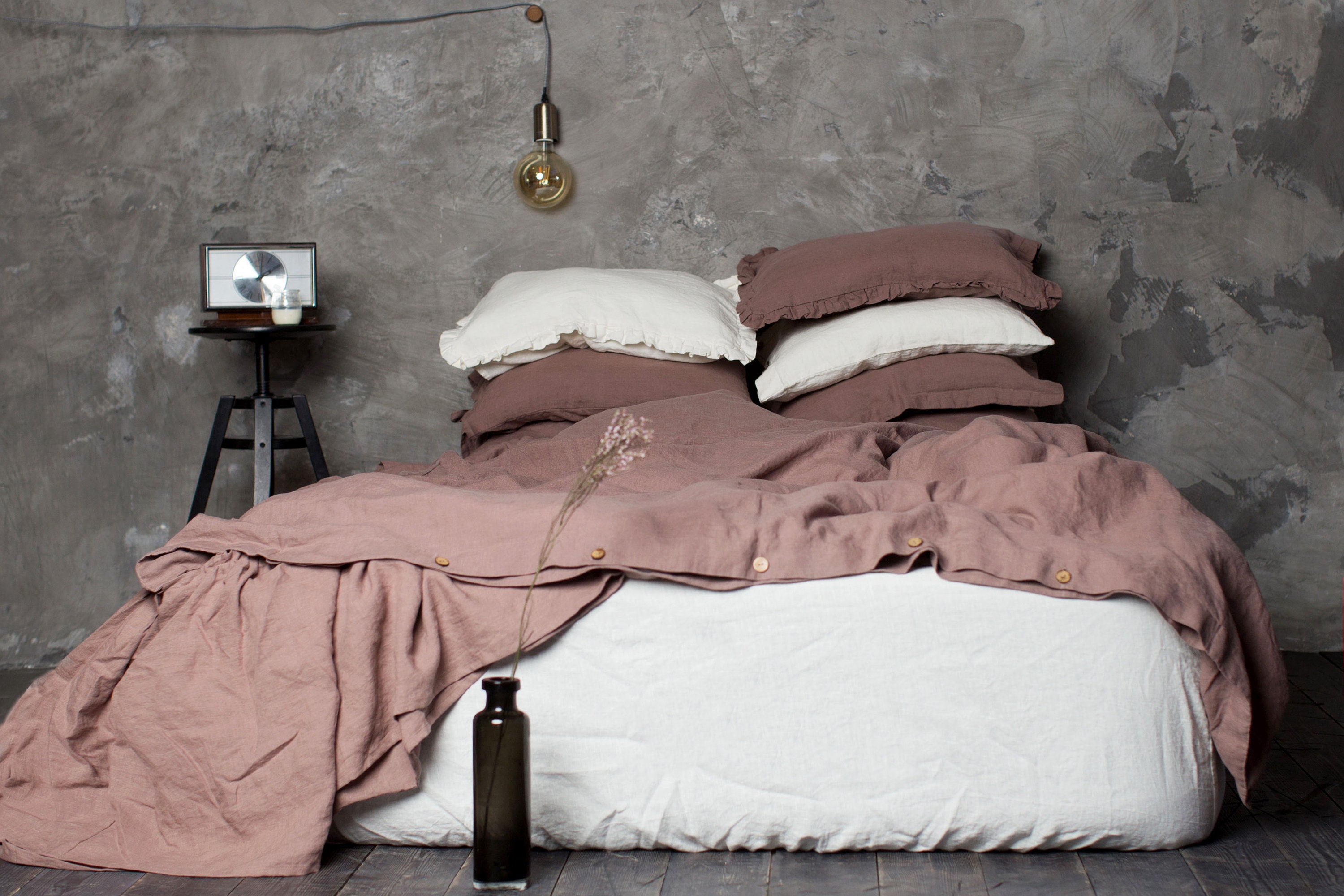 Linen Bedding Set. King or Queen Size Duvet Cover and 2 Pillow - Etsy