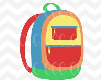 Backpack svg | Etsy