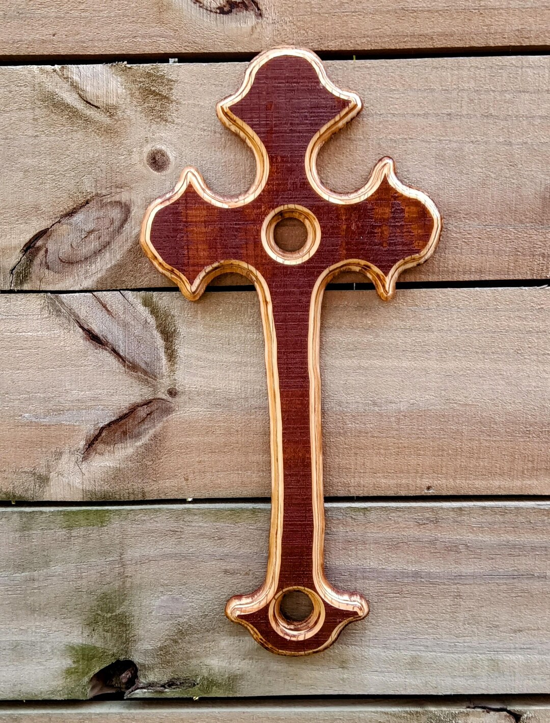 Rustic Cross for Outdoor and Indoor Display. Hand Made of Exterior 5 ...