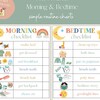 Bedtime Routine for Kids, Morning Routine Checklist, Printable ...