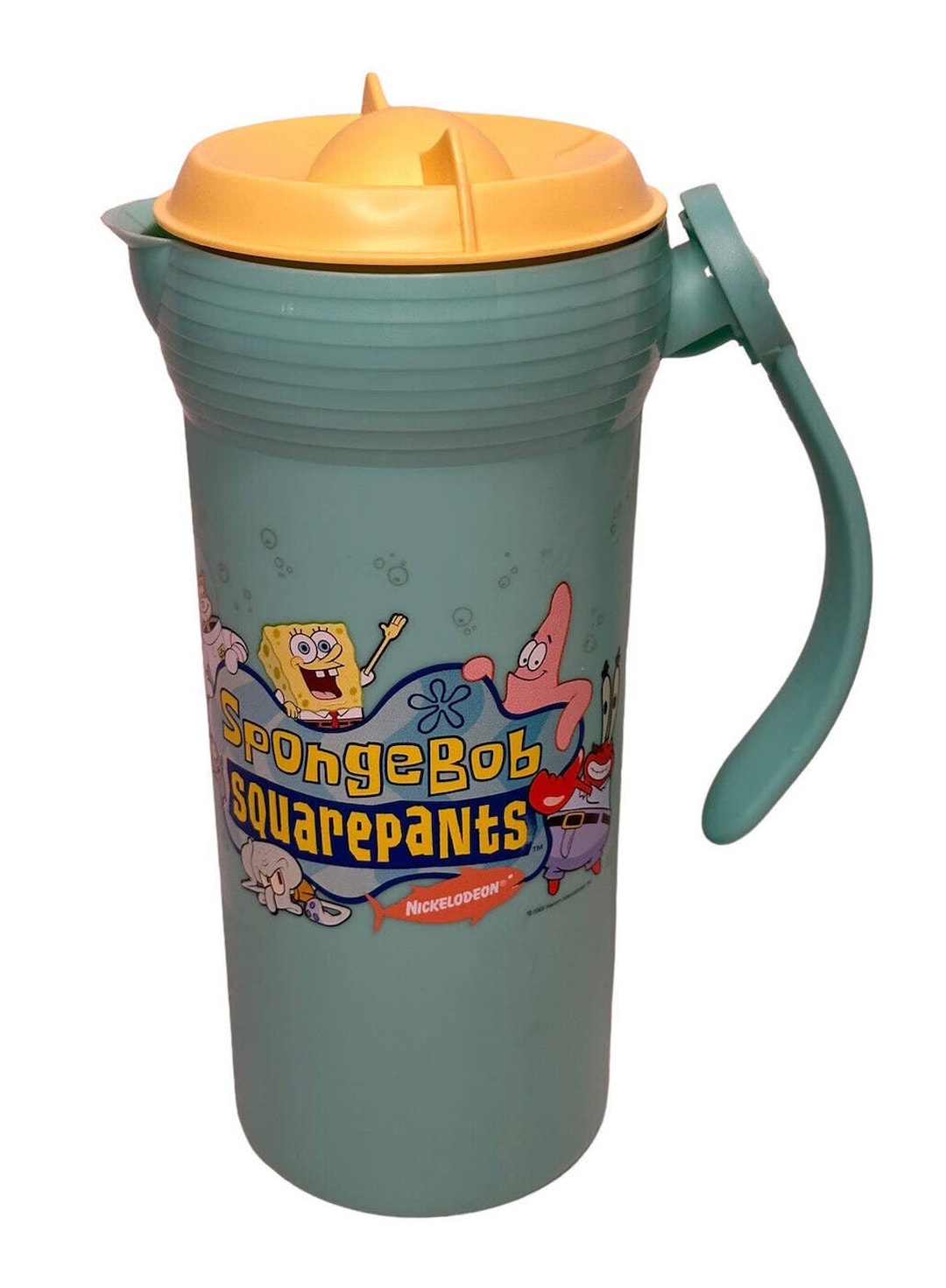 Vtg Spongebob Squarepants & Friends Tupperware Twist and Pour Pitcher W ...