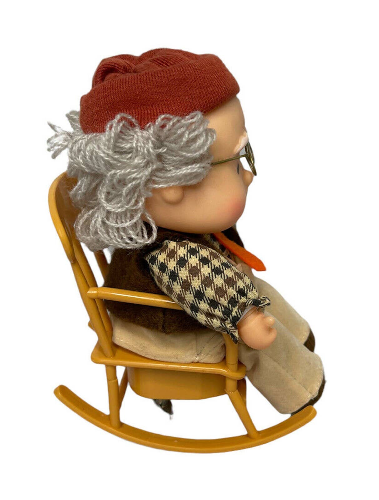 Vintage Musical Rocking Moving Chair Music Box Grandpa San Francisco ...