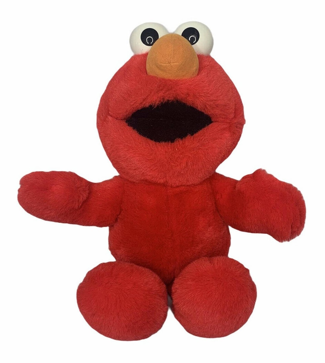 VINTAGE 1995 TYCO Sesame Street Tickle Me Elmo Original Peluche Jouet ...