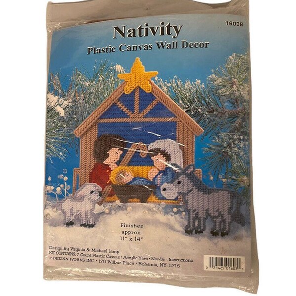 Plastic Canvas Nativity Kit - Etsy
