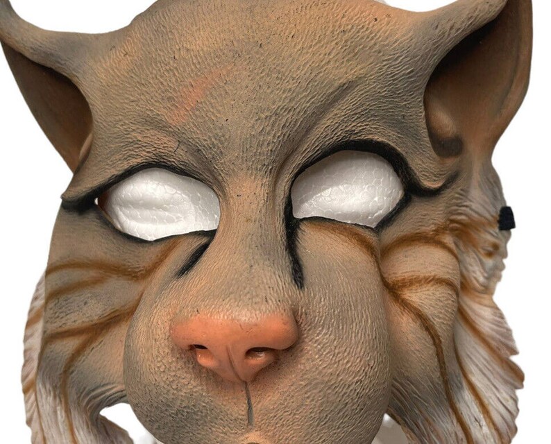 Vintage 1987 Imagineering Halloween CAT Latex Rubber Mask - Etsy