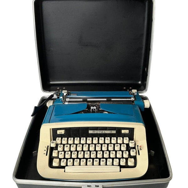 Blue Typewriter - Etsy
