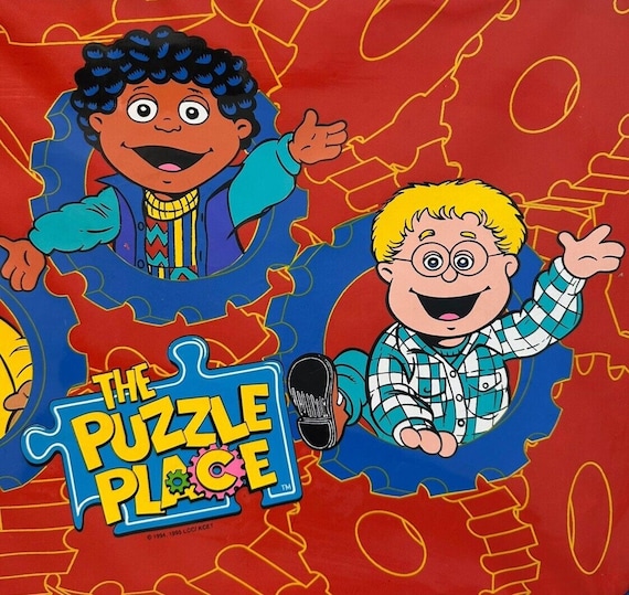 Vintage 1994 The Puzzle Place PBS Kids Childrens Suit… - Gem
